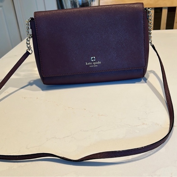 kate spade | Bags | Kate Spade Charlotte Street Alek Mulled Wine ...